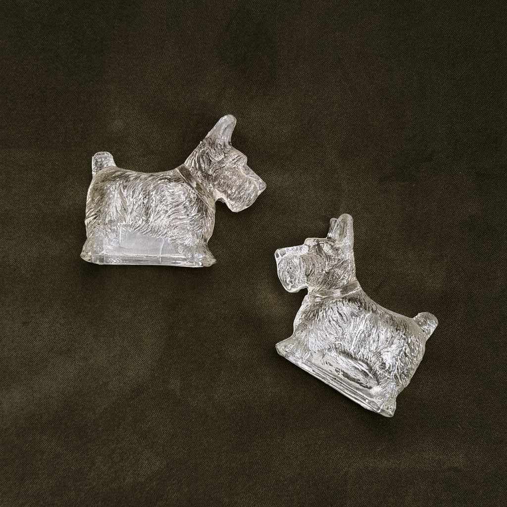 Vintage Scottie dog glass figure – Oliver and Rust
