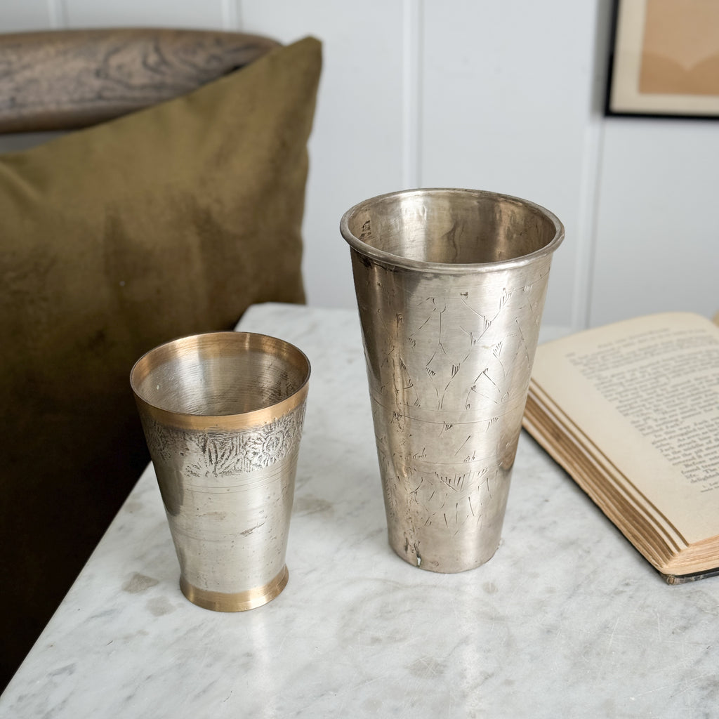 Lassi cup metal pair – Oliver and Rust
