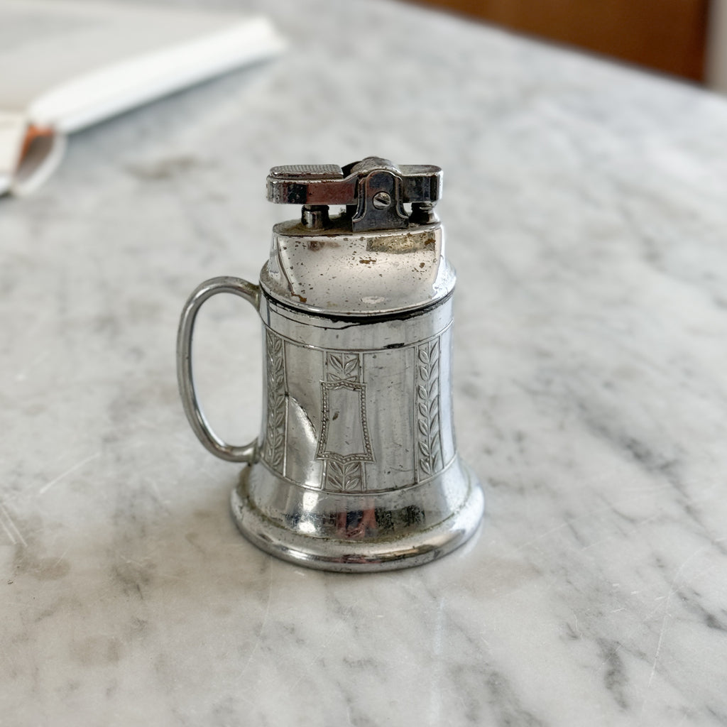 Vintage silverplate lighter – Oliver and Rust