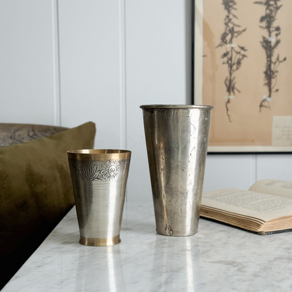 Lassi cup metal pair – Oliver and Rust