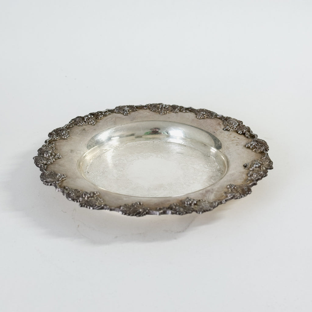 Vintage Silverplate Floral Tray. – Oliver and Rust