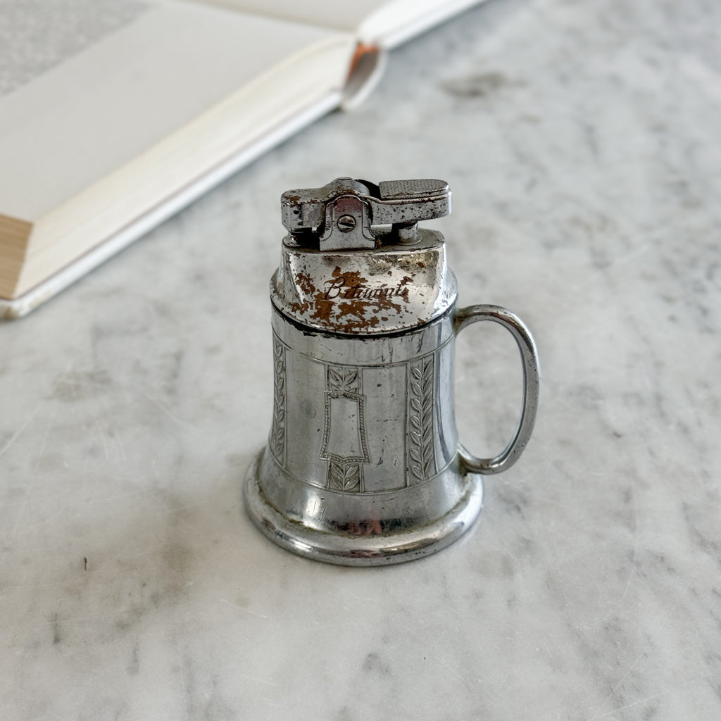 Vintage silverplate lighter – Oliver and Rust