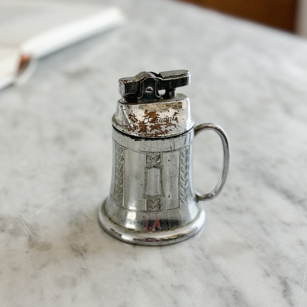 Vintage silverplate lighter – Oliver and Rust